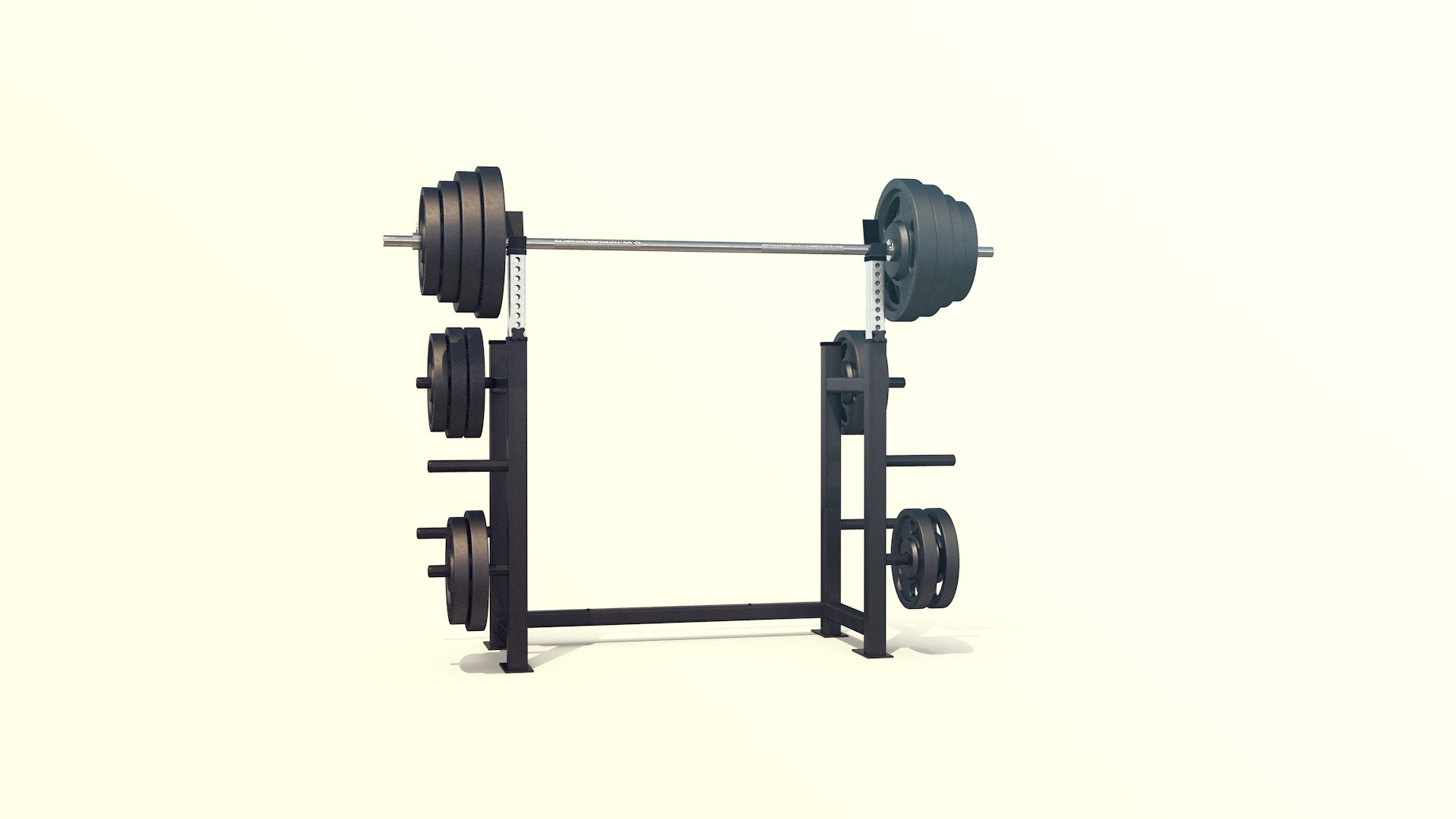 Squat Rack 3D Model - TurboSquid 1457712