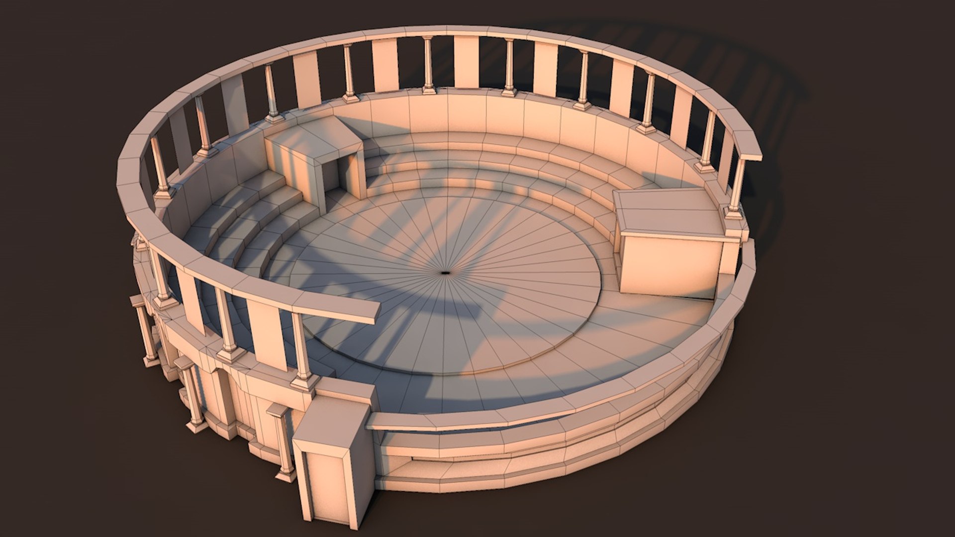 Rome Theater 3D Model - TurboSquid 1339944