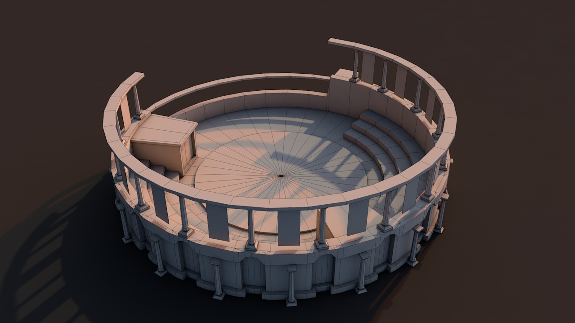 Rome Theater 3D Model - TurboSquid 1339944