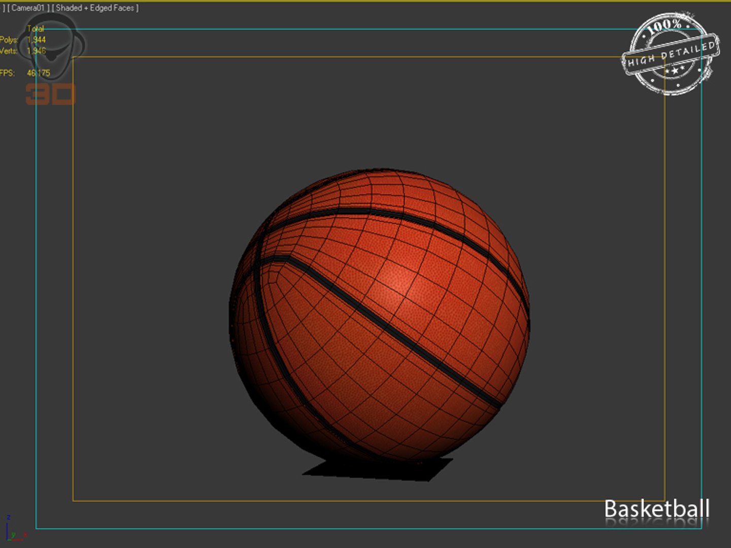 Basketball Modeled 3d 3ds
