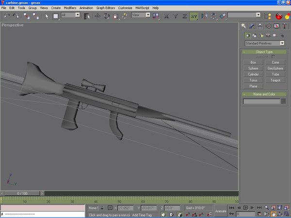 modelo 3d carabina.gmax - TurboSquid 245777