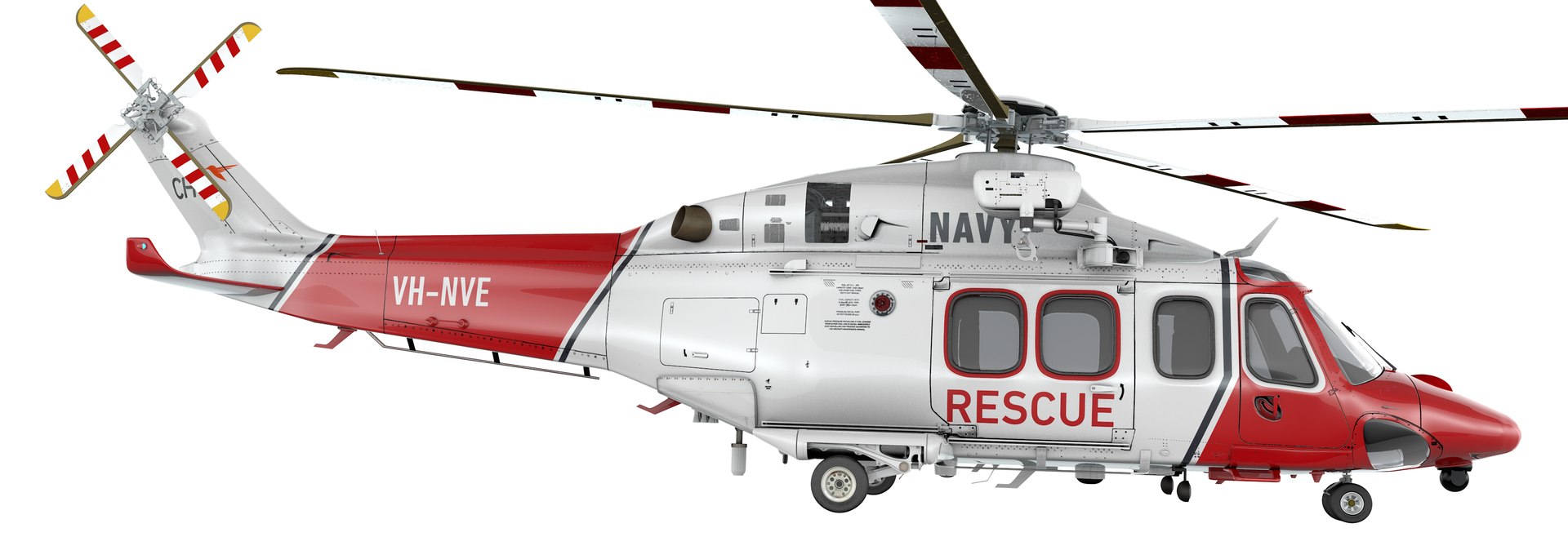 3D Model AW139 CHC Australia L2144 - TurboSquid 2240179