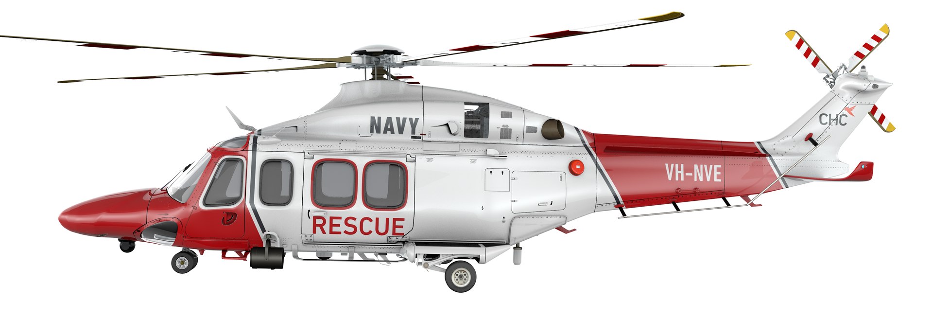 3D Model AW139 CHC Australia L2144 - TurboSquid 2240179