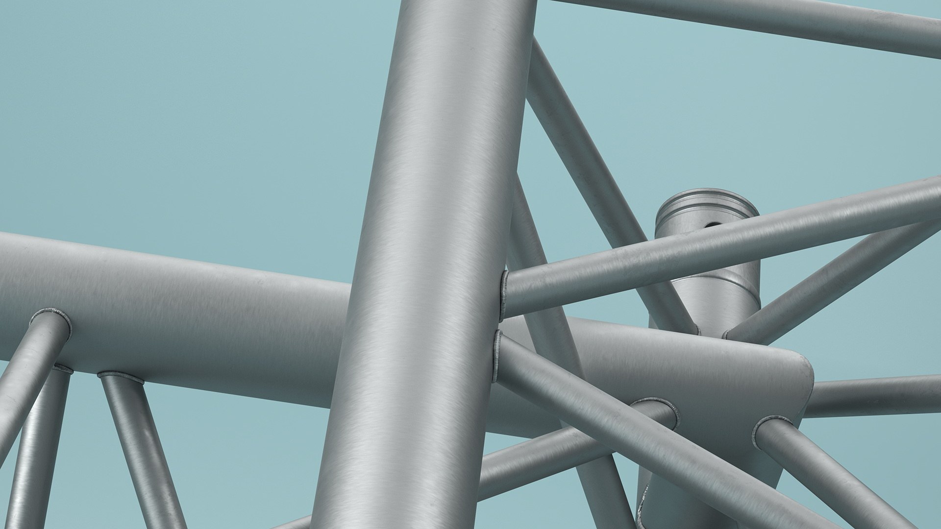 Large Truss Modular Triangular 3D - TurboSquid 2264140