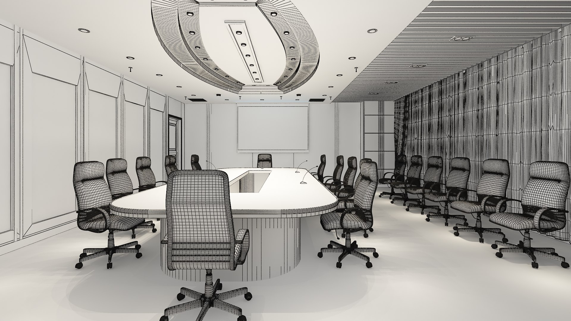 Conference Room Collection 03 3D - TurboSquid 2183481