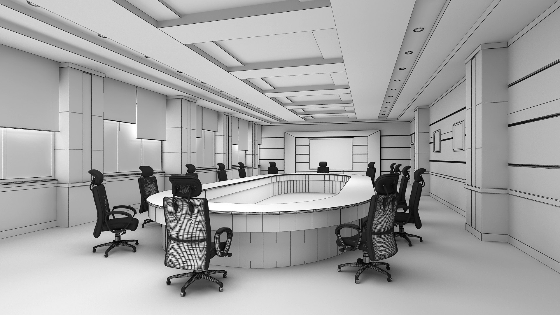 Conference Room Collection 03 3D - TurboSquid 2183481