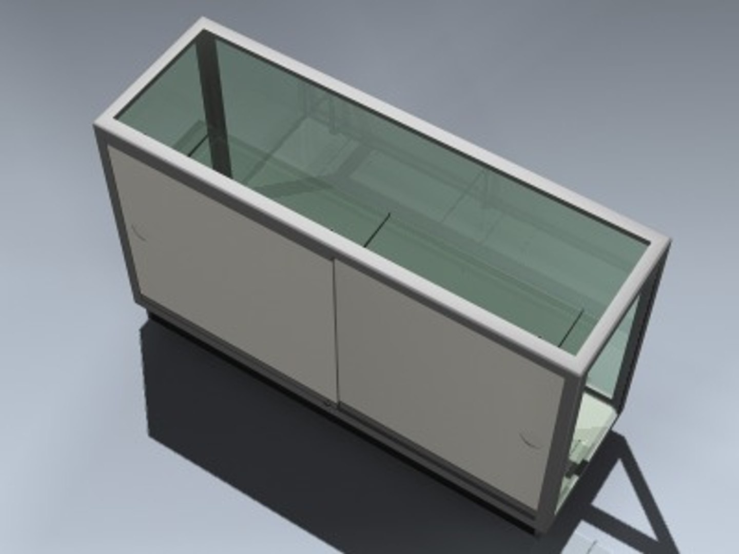 3d Model Retail Display Case