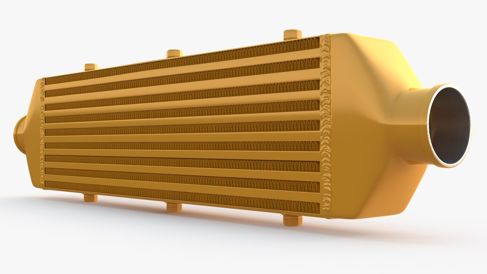 Mishimoto Gold Car Intercooler Two Sided Pipes 3D Model - TurboSquid ...