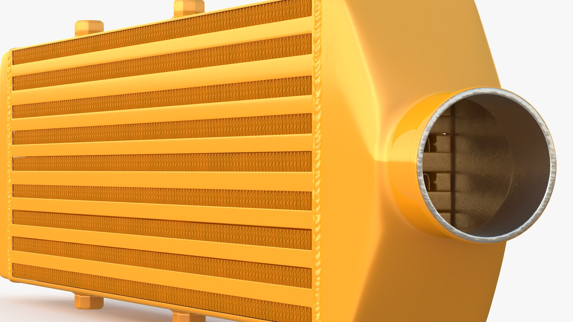 Mishimoto Gold Car Intercooler Two Sided Pipes 3D Model - TurboSquid ...