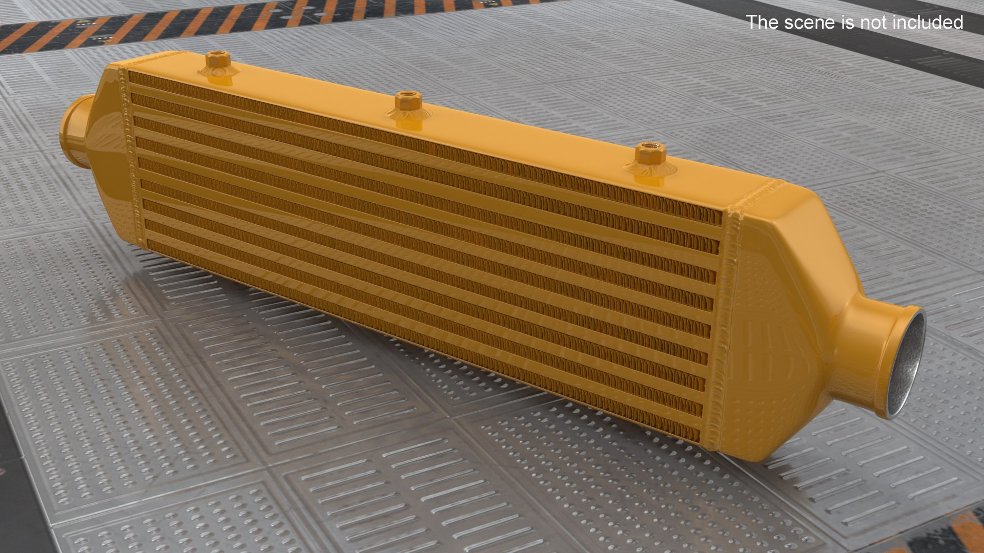Mishimoto Gold Car Intercooler Two Sided Pipes 3D Model - TurboSquid ...