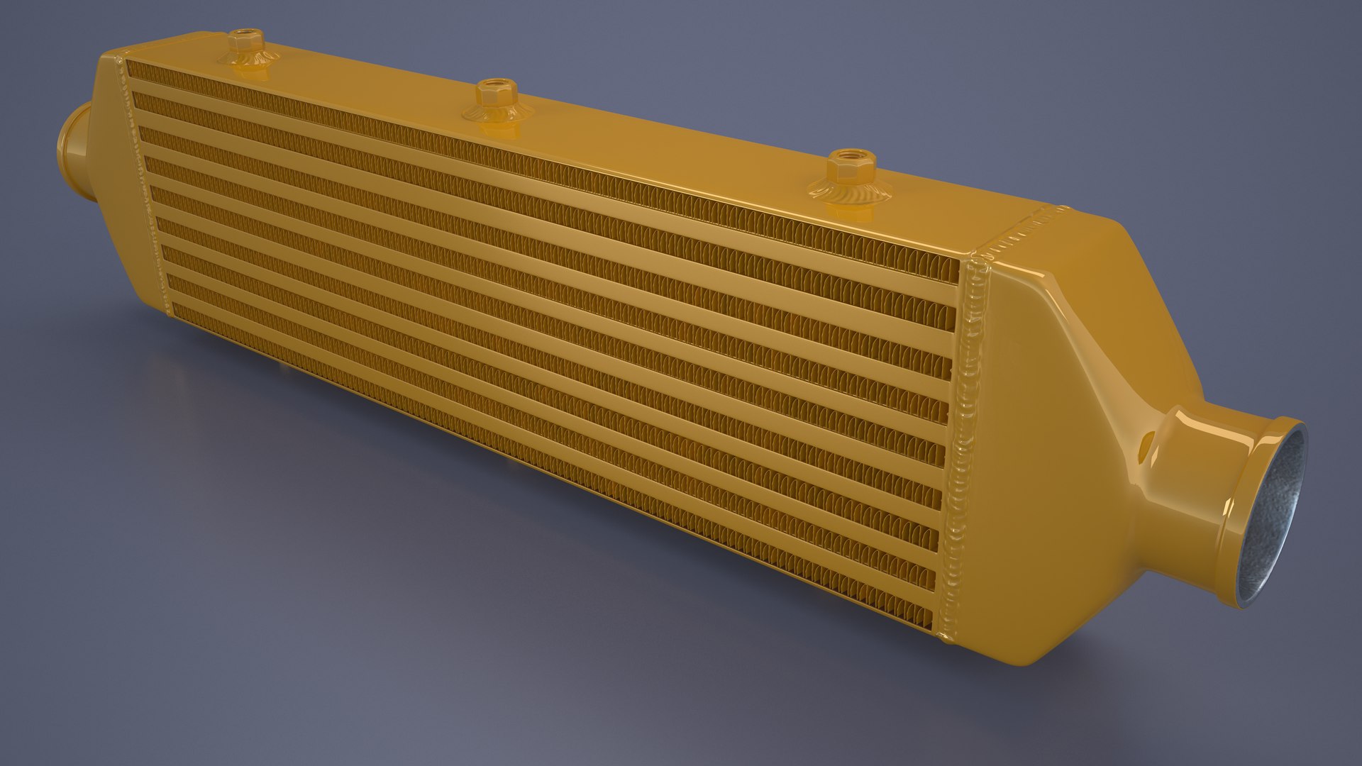 Mishimoto Gold Car Intercooler Two Sided Pipes 3D Model - TurboSquid ...