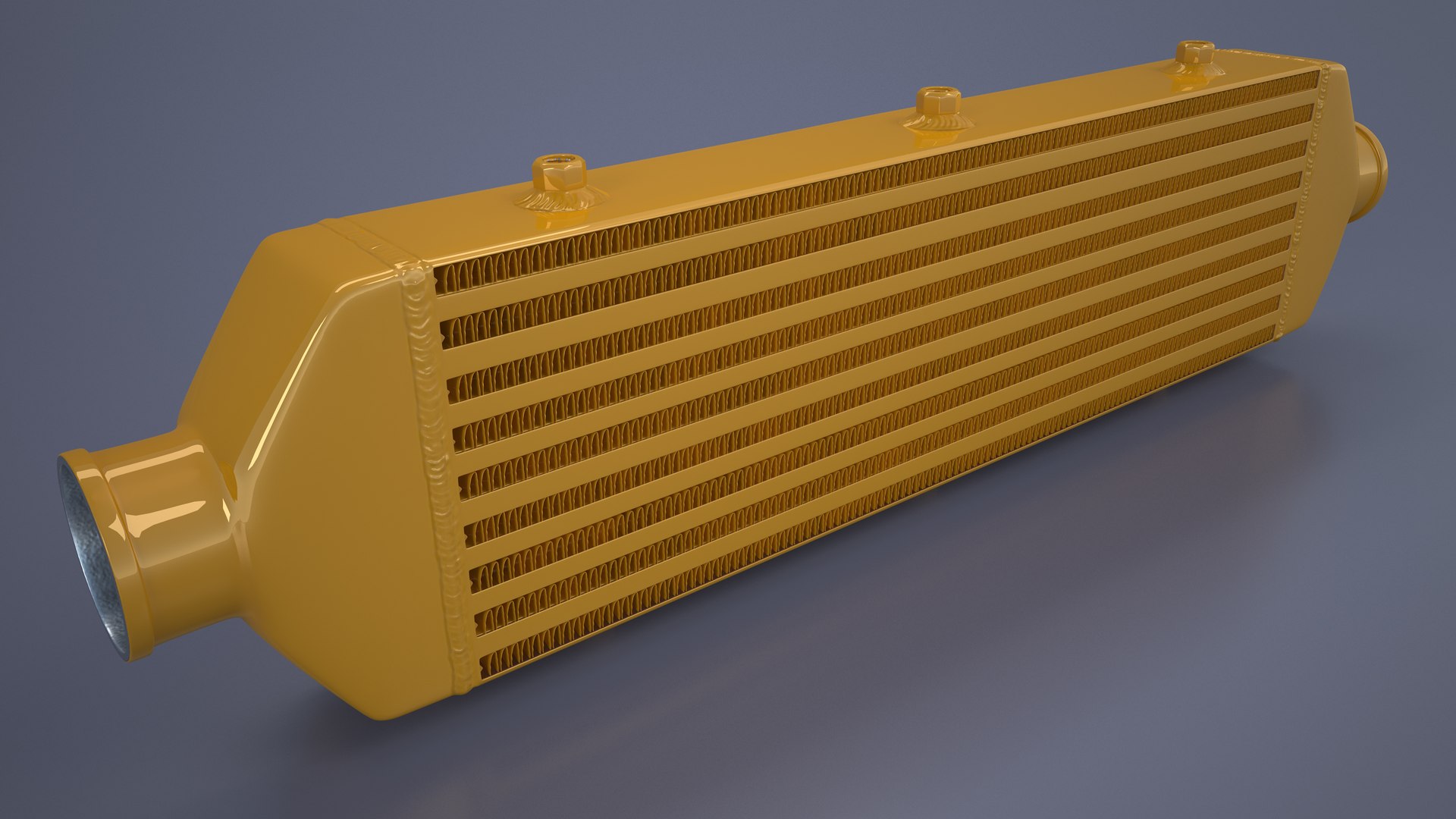 Mishimoto Gold Car Intercooler Two Sided Pipes 3D Model - TurboSquid ...