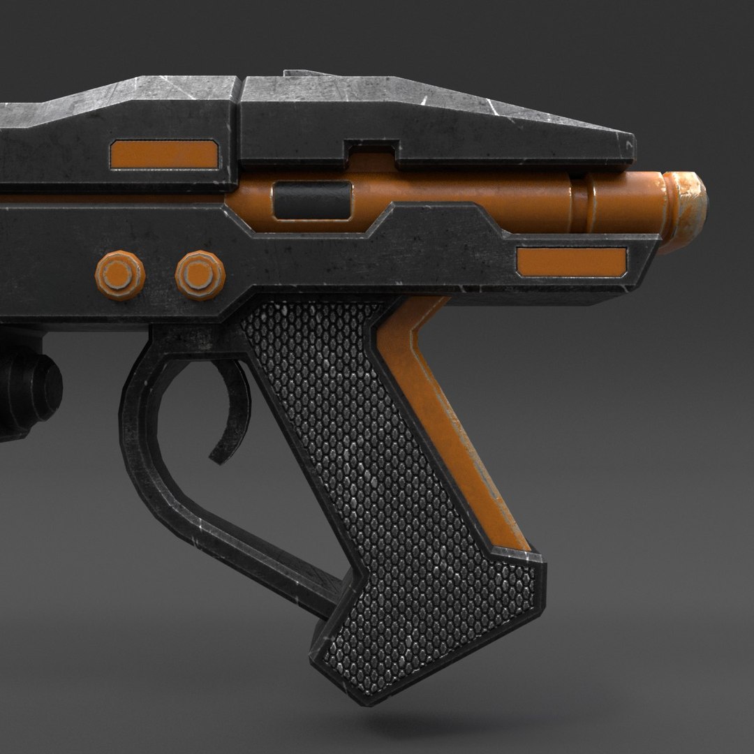 3D Model Gun Pbr Details - TurboSquid 1297419