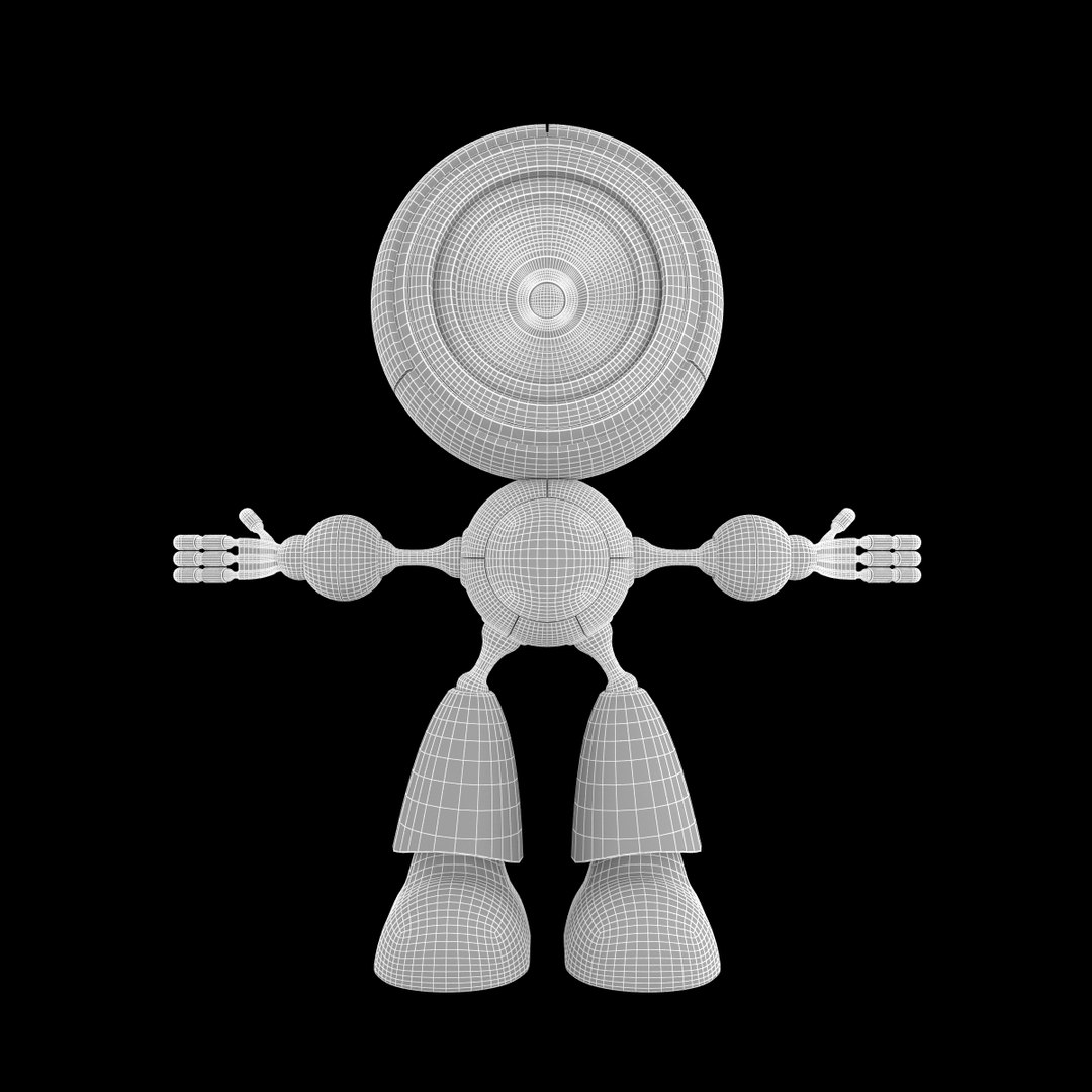 3d Model Robot Smart Robo