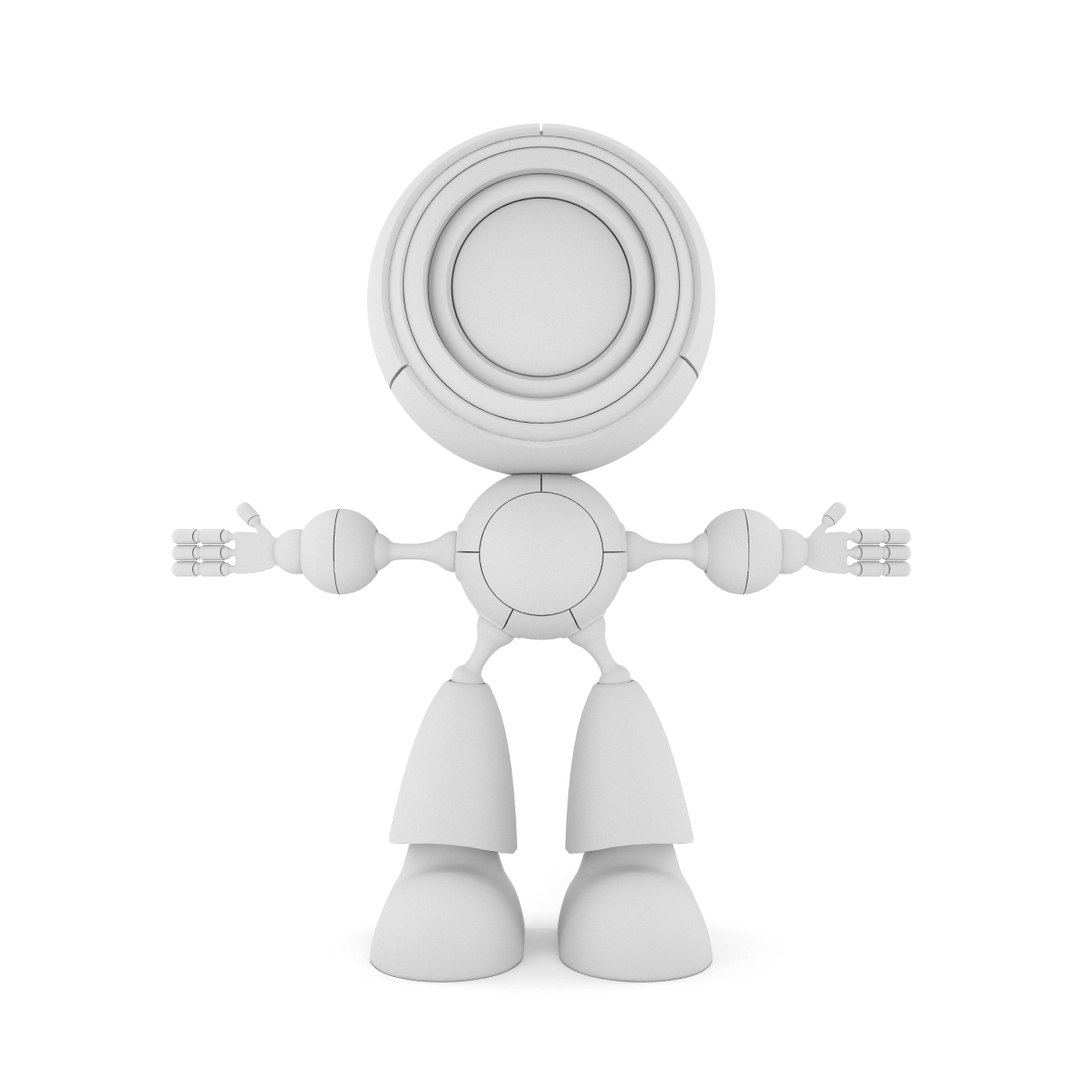 3d Model Robot Smart Robo