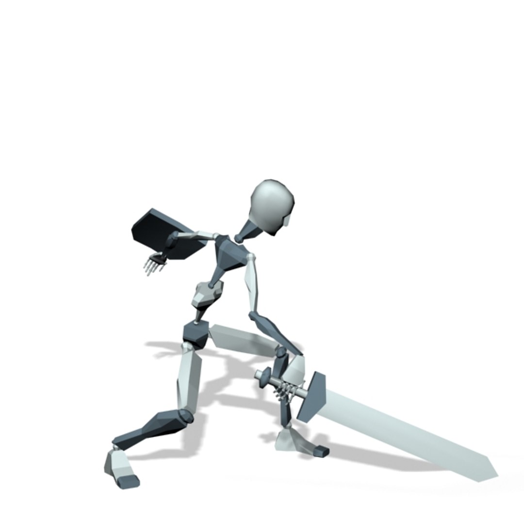 Knight jump attack - TurboSquid 672557