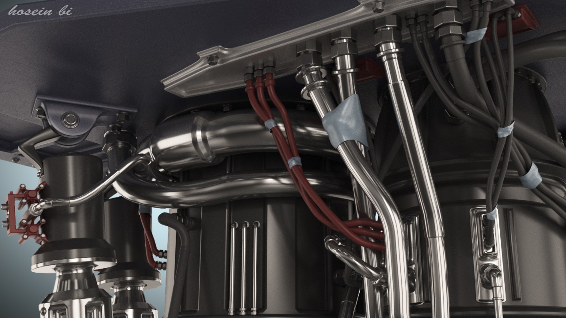 SpaceX Rocket Engine Model - TurboSquid 2361029