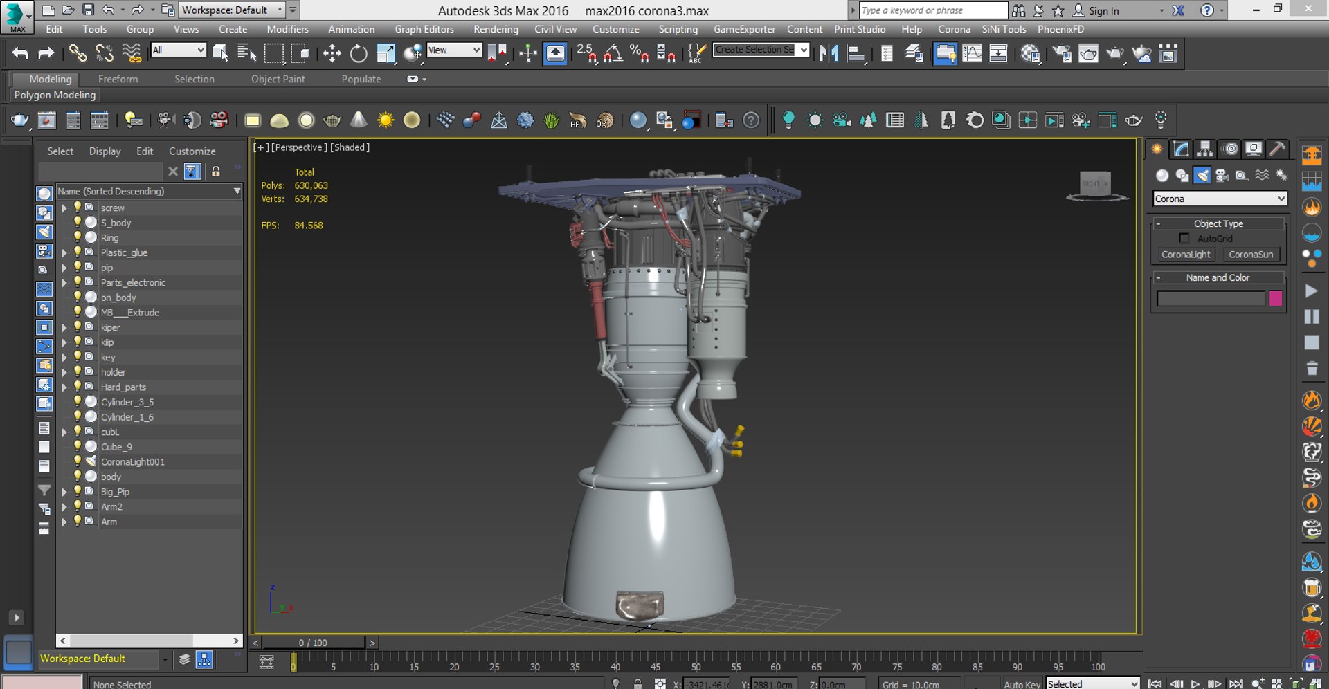 SpaceX Rocket Engine Model - TurboSquid 2361029