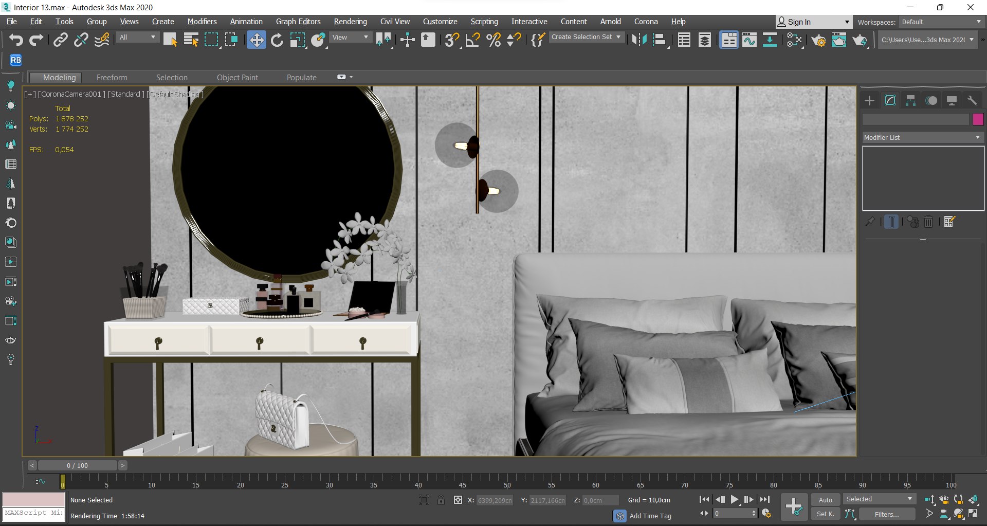 Interior Bedroom 02 Model - TurboSquid 1947014