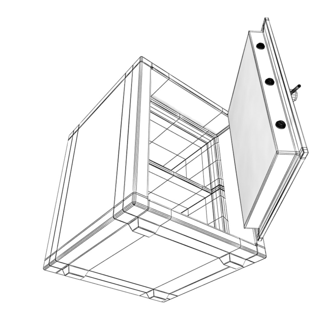 3d model safe box 1