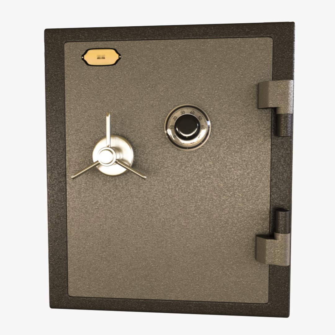 3d model safe box 1