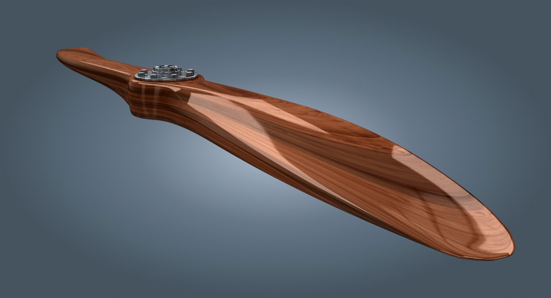 Wooden Propeller 3D Model - TurboSquid 1358787
