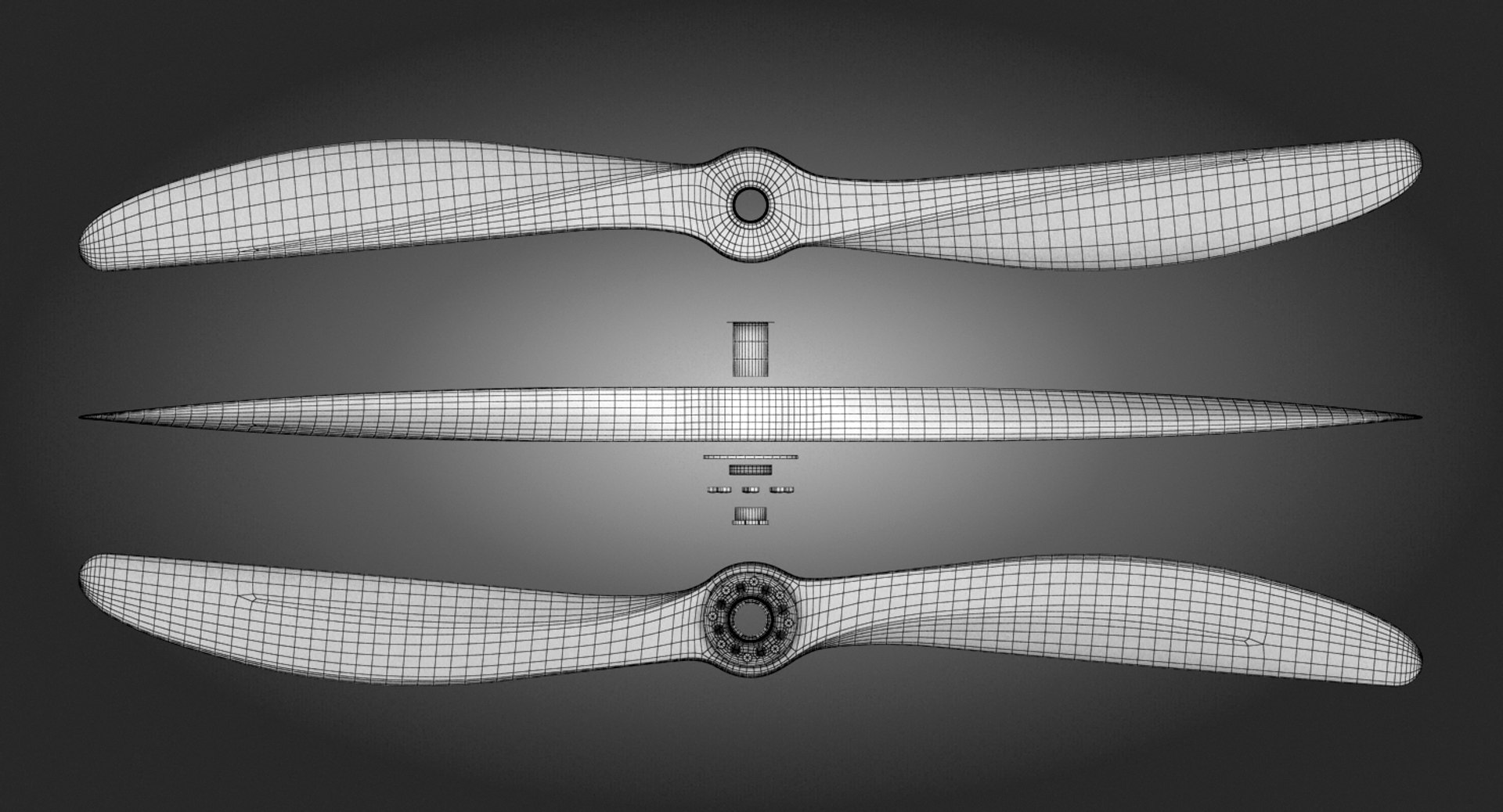 Wooden Propeller 3D Model - TurboSquid 1358787