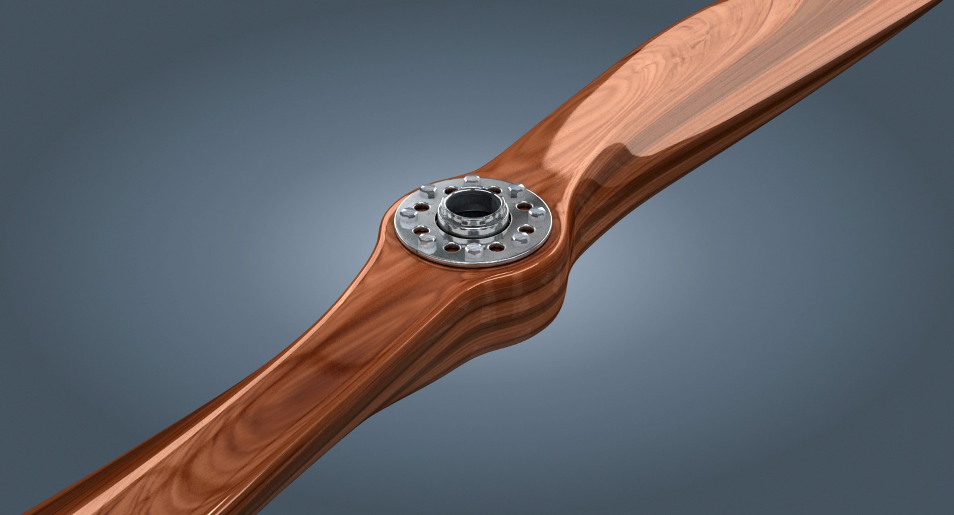 Wooden Propeller 3D Model - TurboSquid 1358787