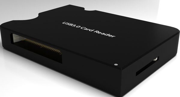 card reader 3d max