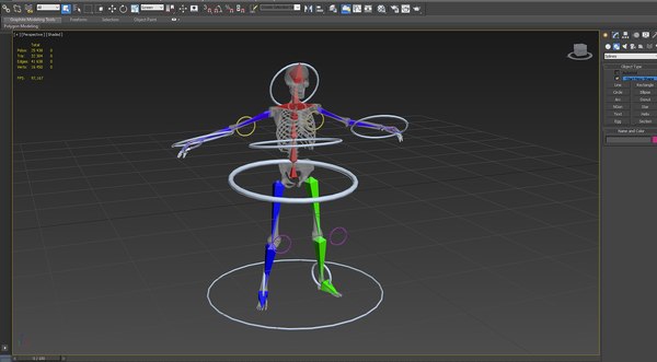 3D Lowpoly Human Skeleton Rigged model - TurboSquid 1907610