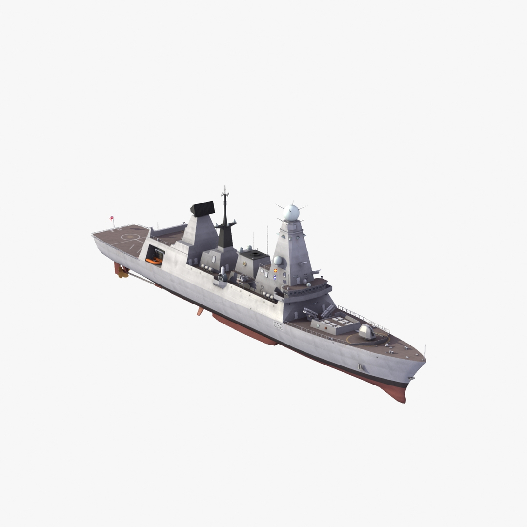 3dsmax Type 45 Daring Class Destroyer