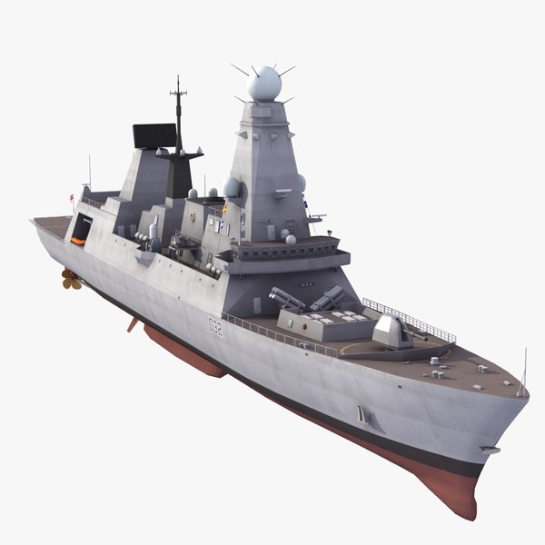 3dsmax type 45 daring class destroyer