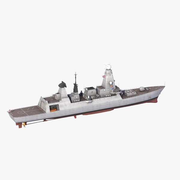 3dsmax type 45 daring class destroyer
