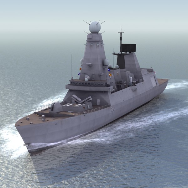 3dsmax type 45 daring class destroyer