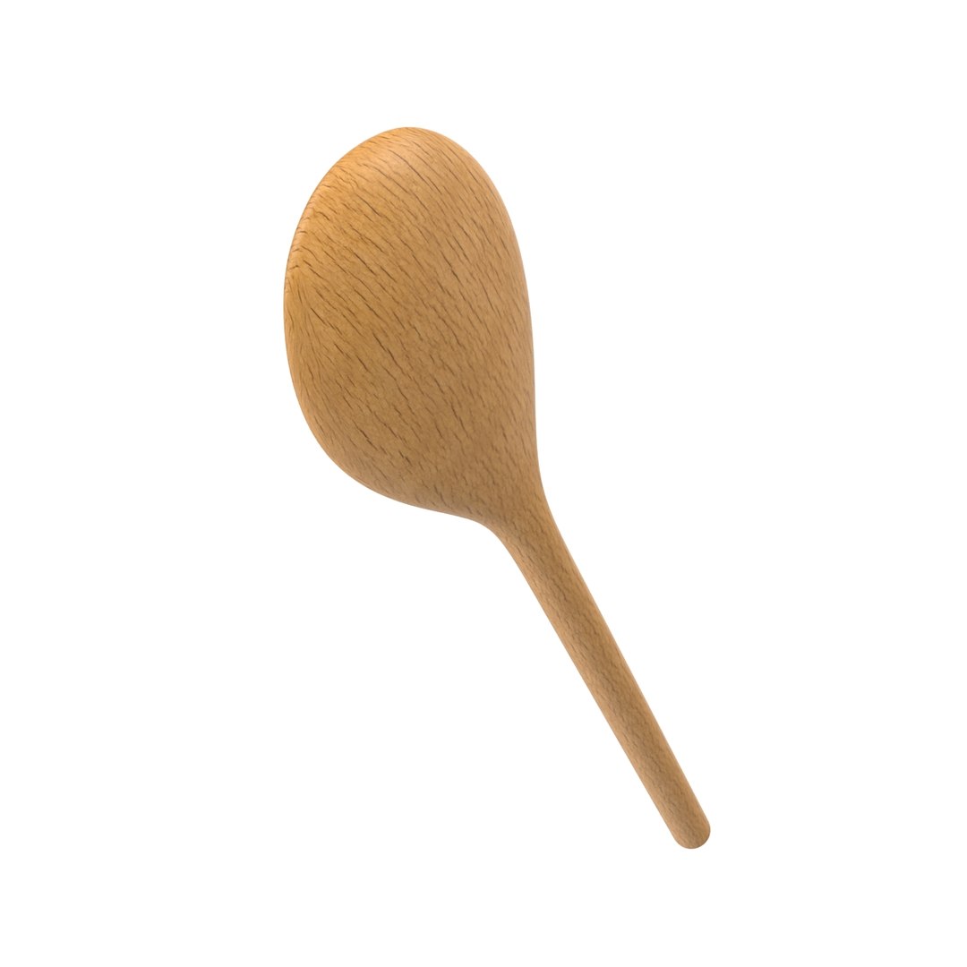 3d model wooden spoon