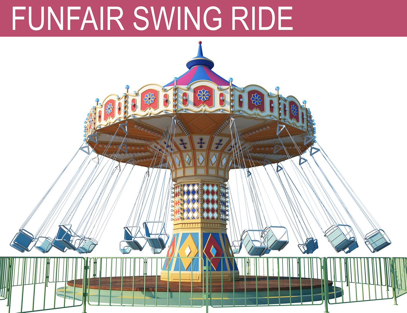 3D model funfair - TurboSquid 1551458