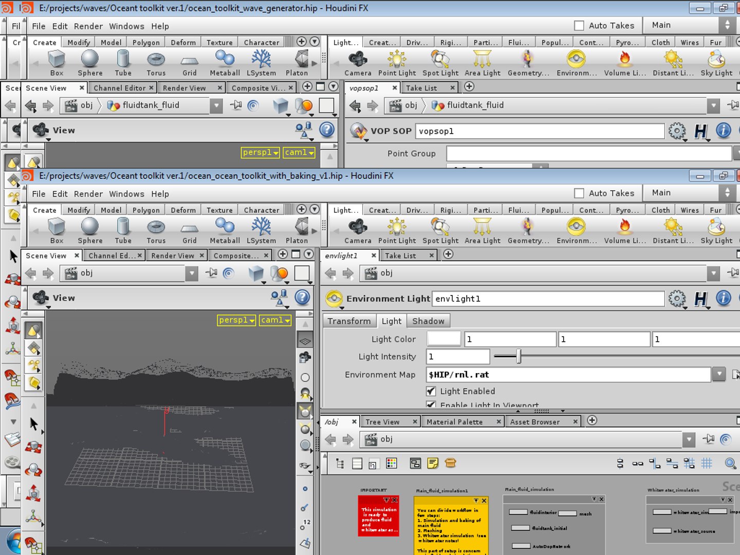 3d Model Of Ocean Toolkit Houdini