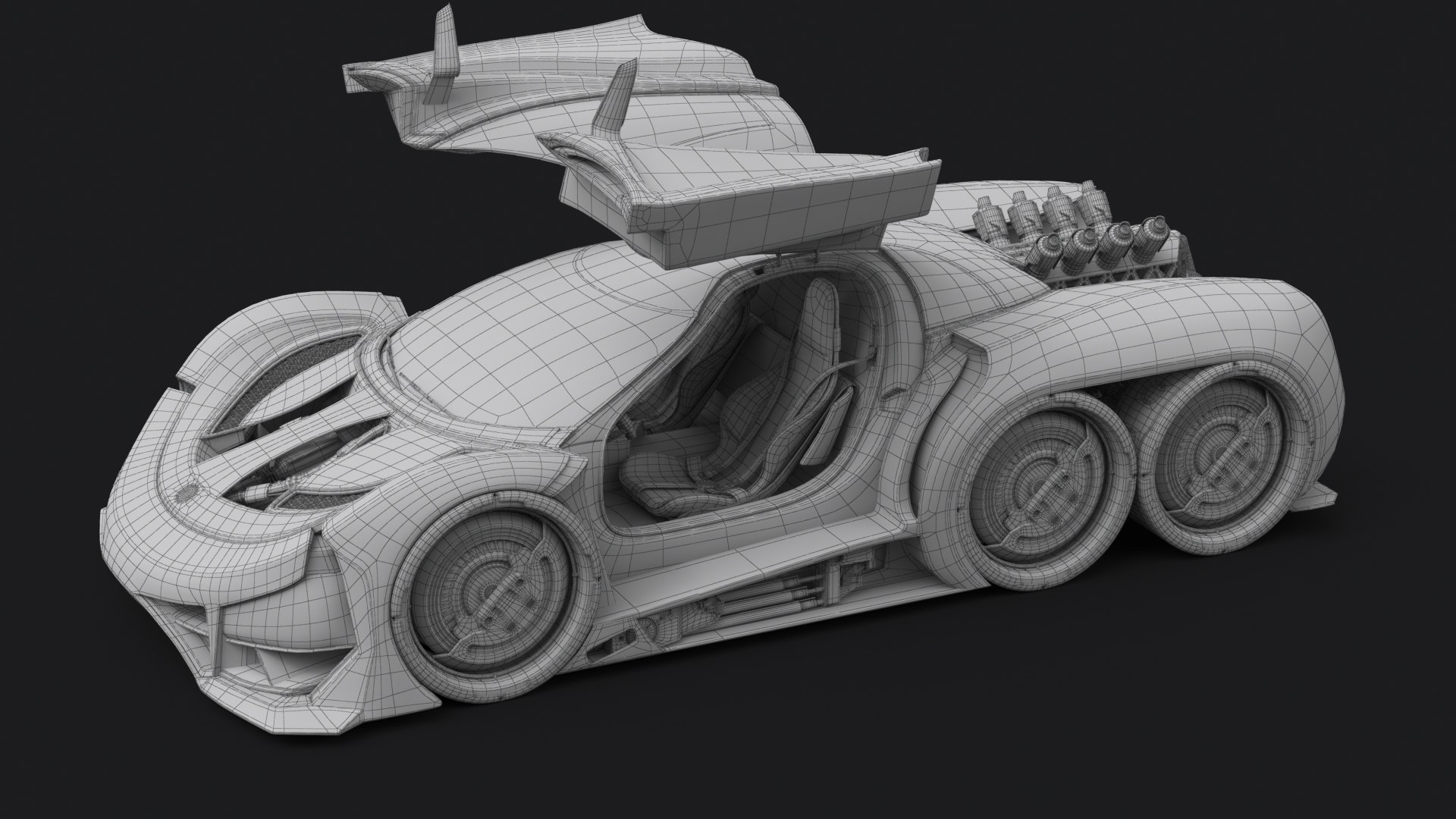 Future Car Sport Coupe model - TurboSquid 1949869