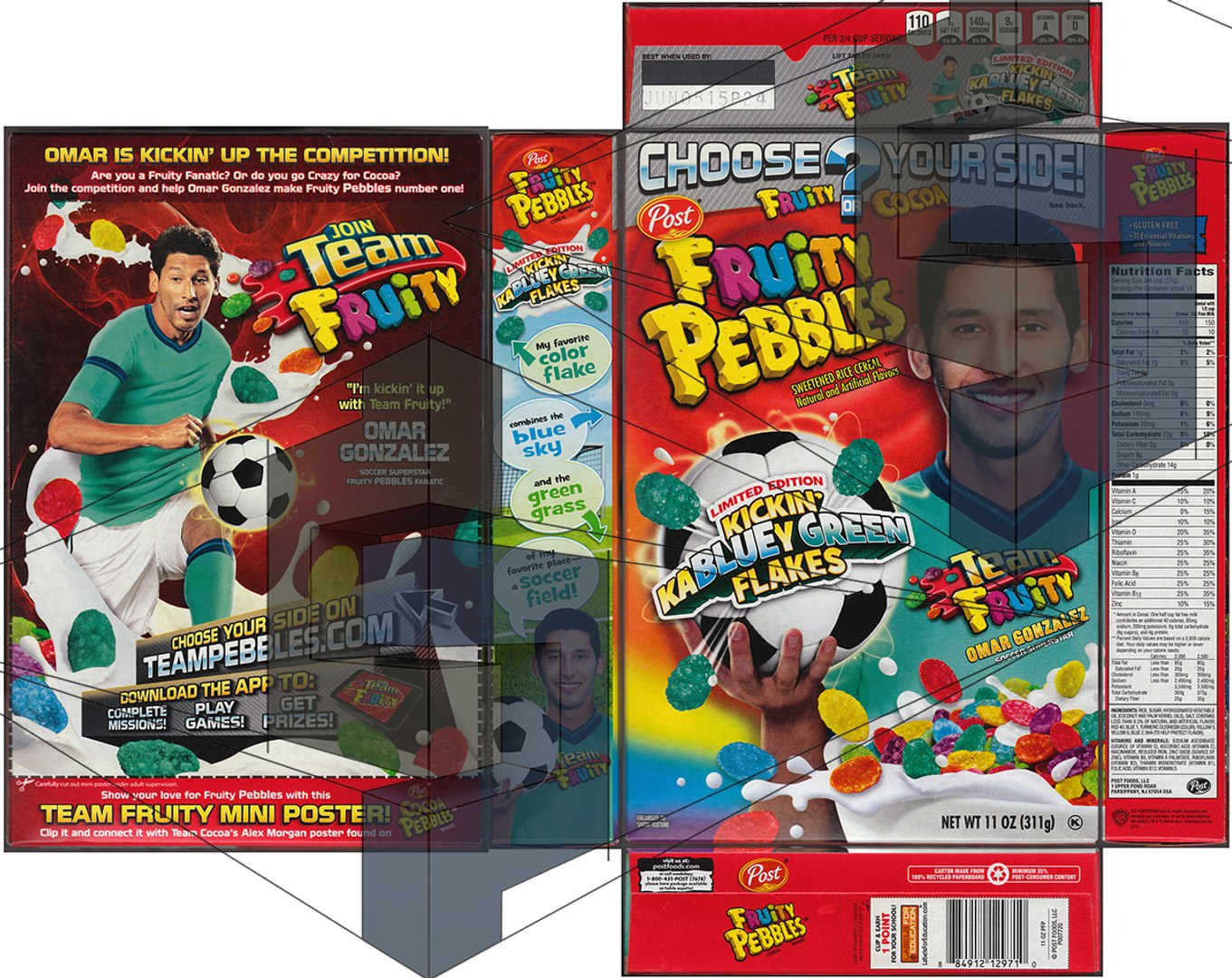 3ds Max Fruity Pebbles Cereal Box