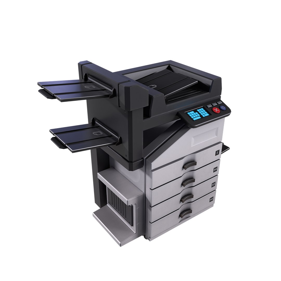 Photocopier Model - TurboSquid 2167517