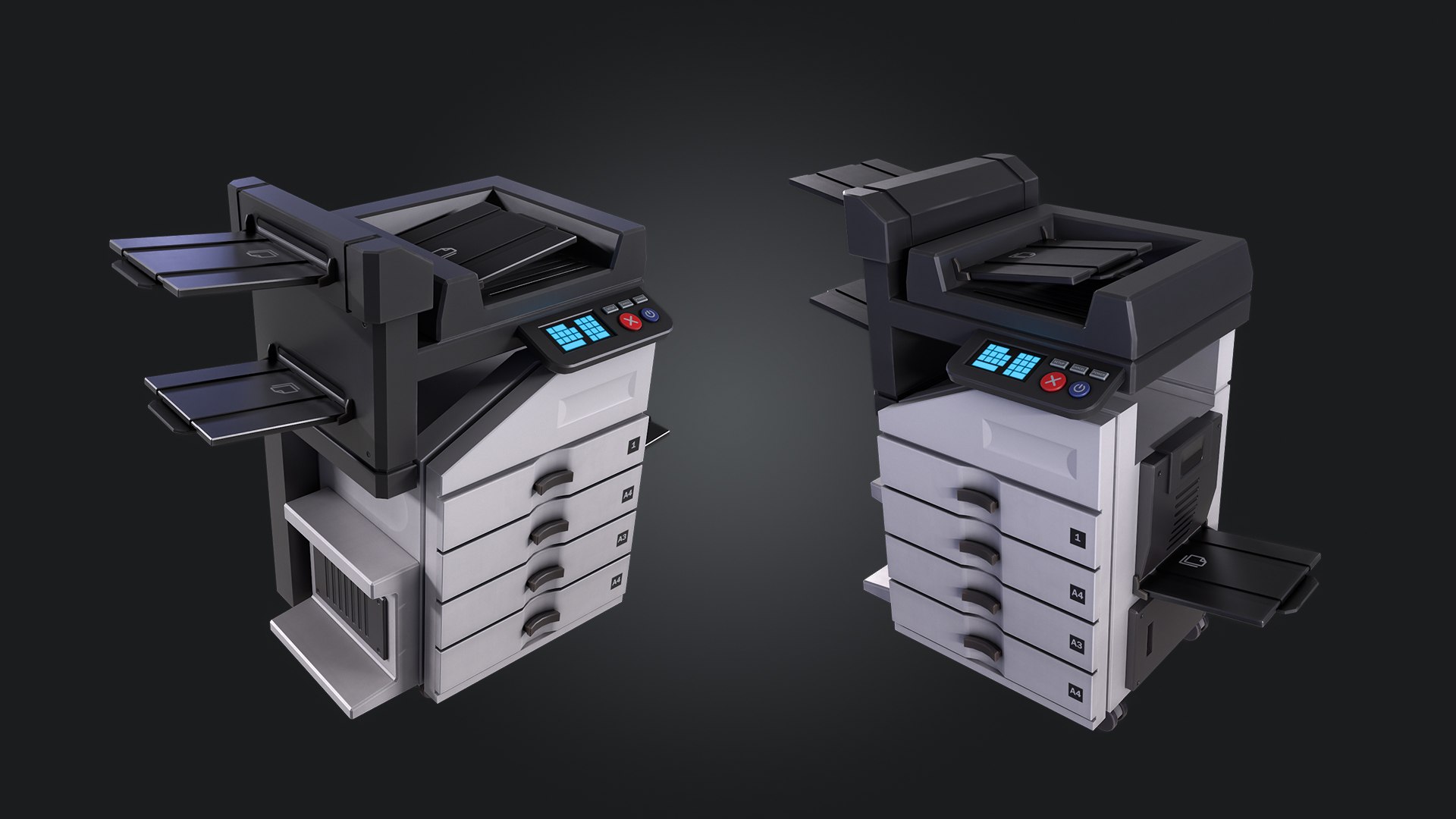 Photocopier Model - TurboSquid 2167517