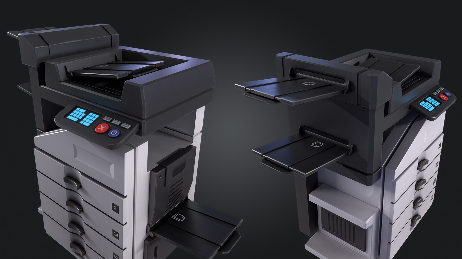 Photocopier Model - TurboSquid 2167517