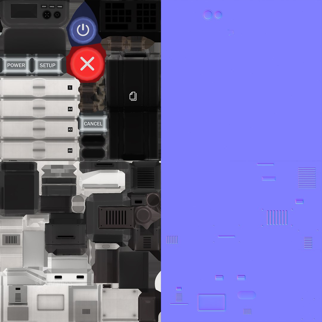 Photocopier Model - TurboSquid 2167517