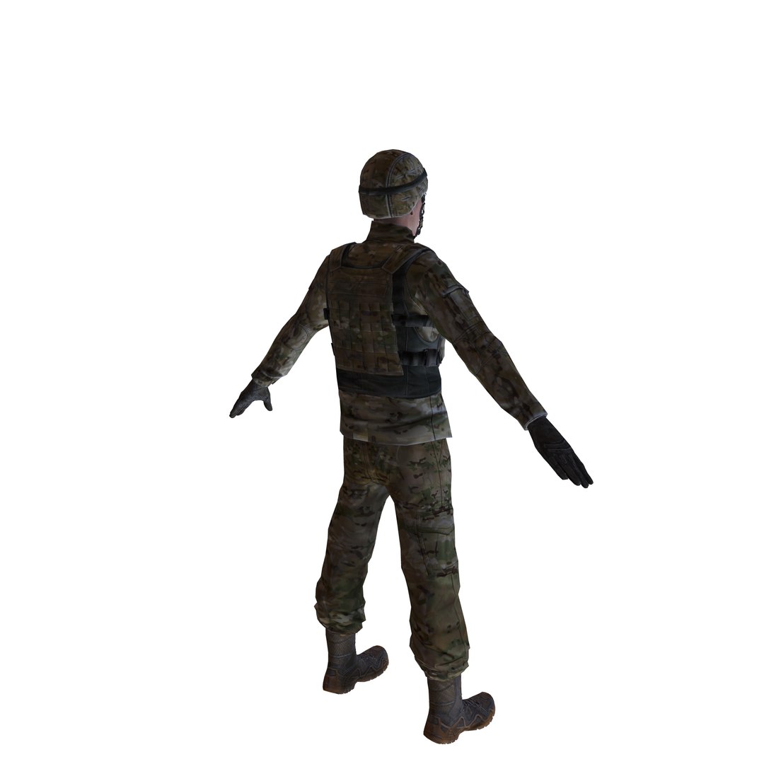 3D Modern British Soldier Model - TurboSquid 1298424