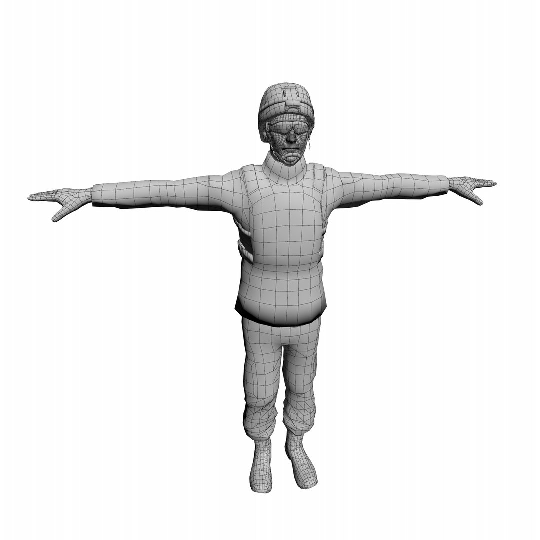 3D Modern British Soldier Model - TurboSquid 1298424
