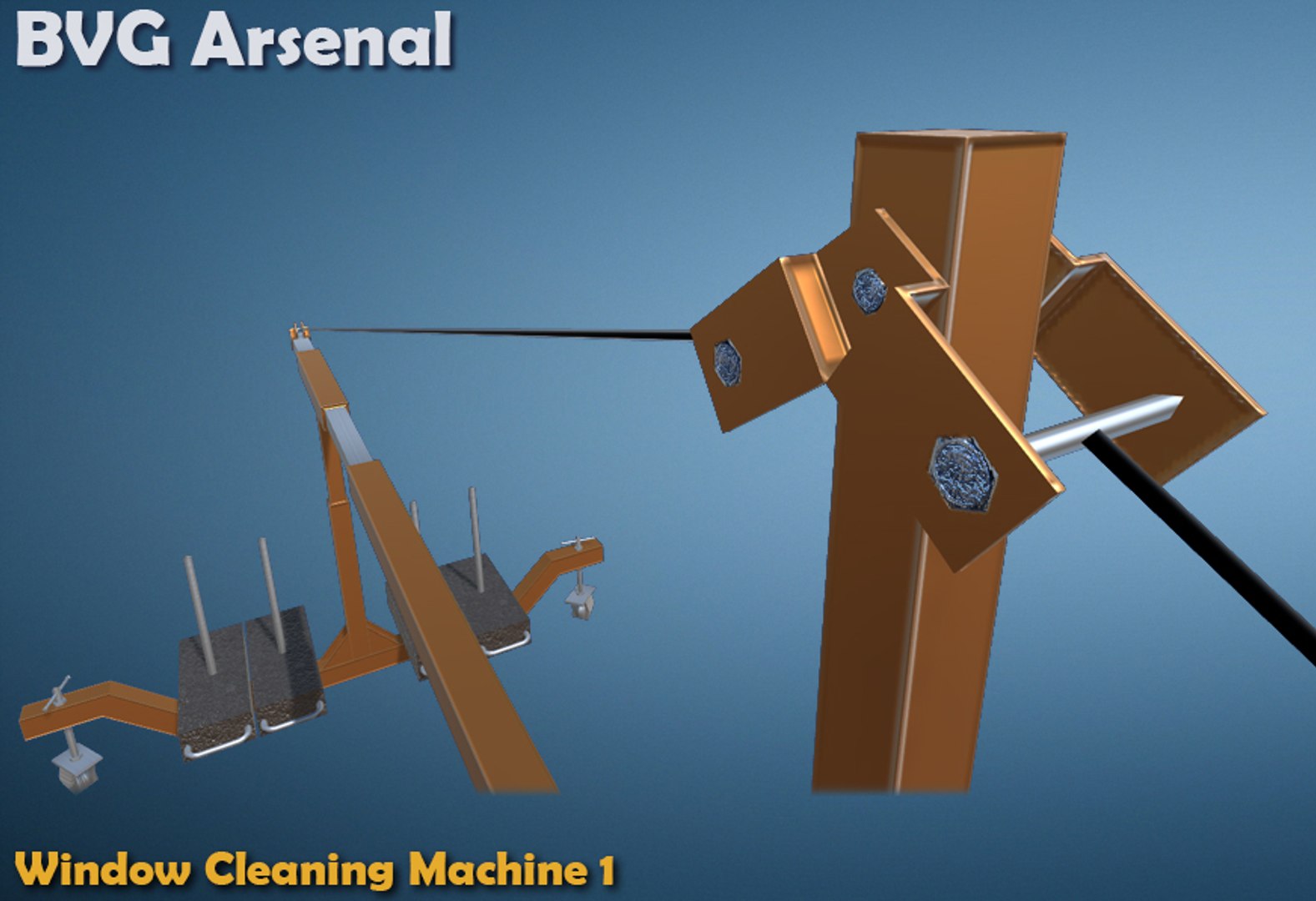 Window Cleaning Machine 3d X