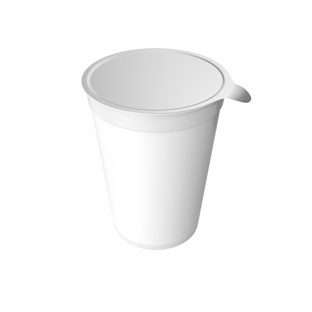 Yogurt Plastic Cup Model - TurboSquid 2122999