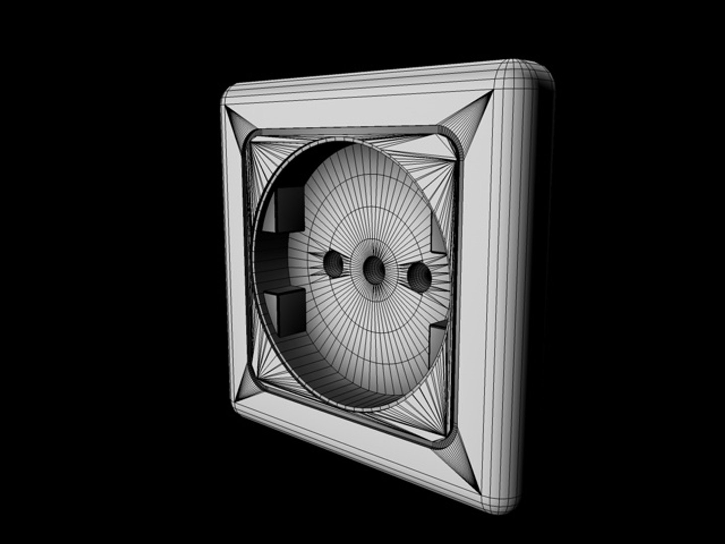 Free 3ds Model Electric Socket