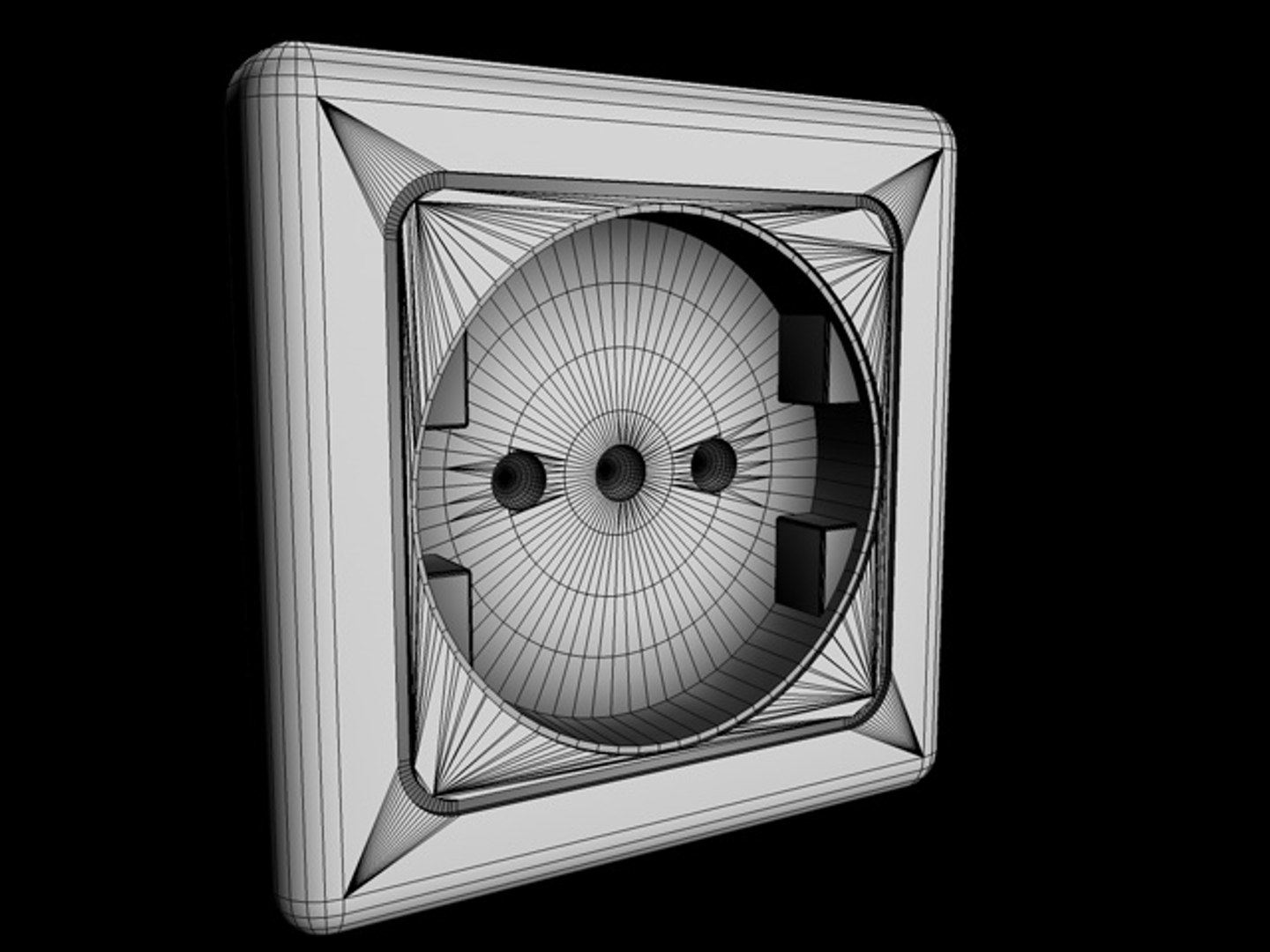 Free 3ds Model Electric Socket