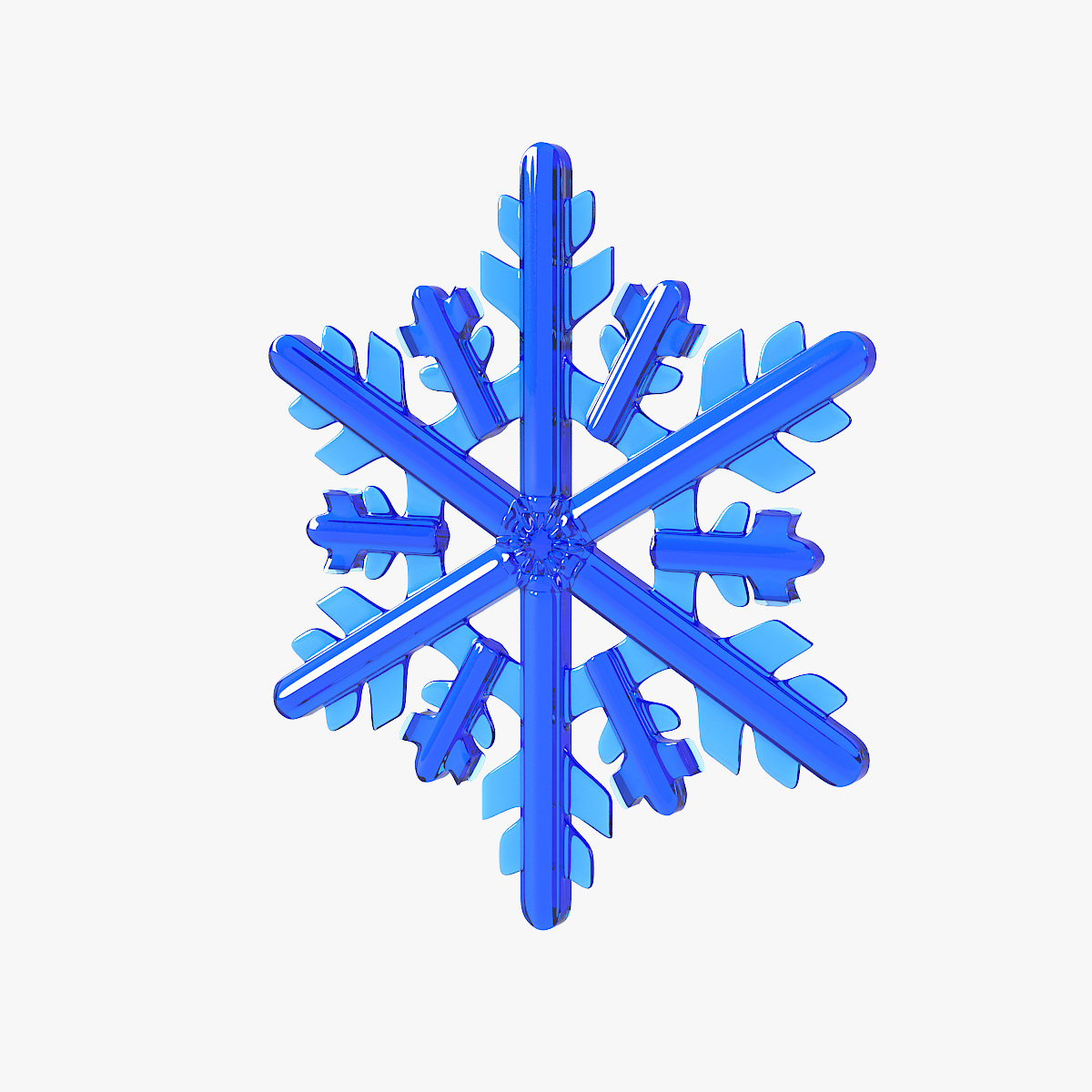 Realistic snowflakes set 3D - TurboSquid 1370280